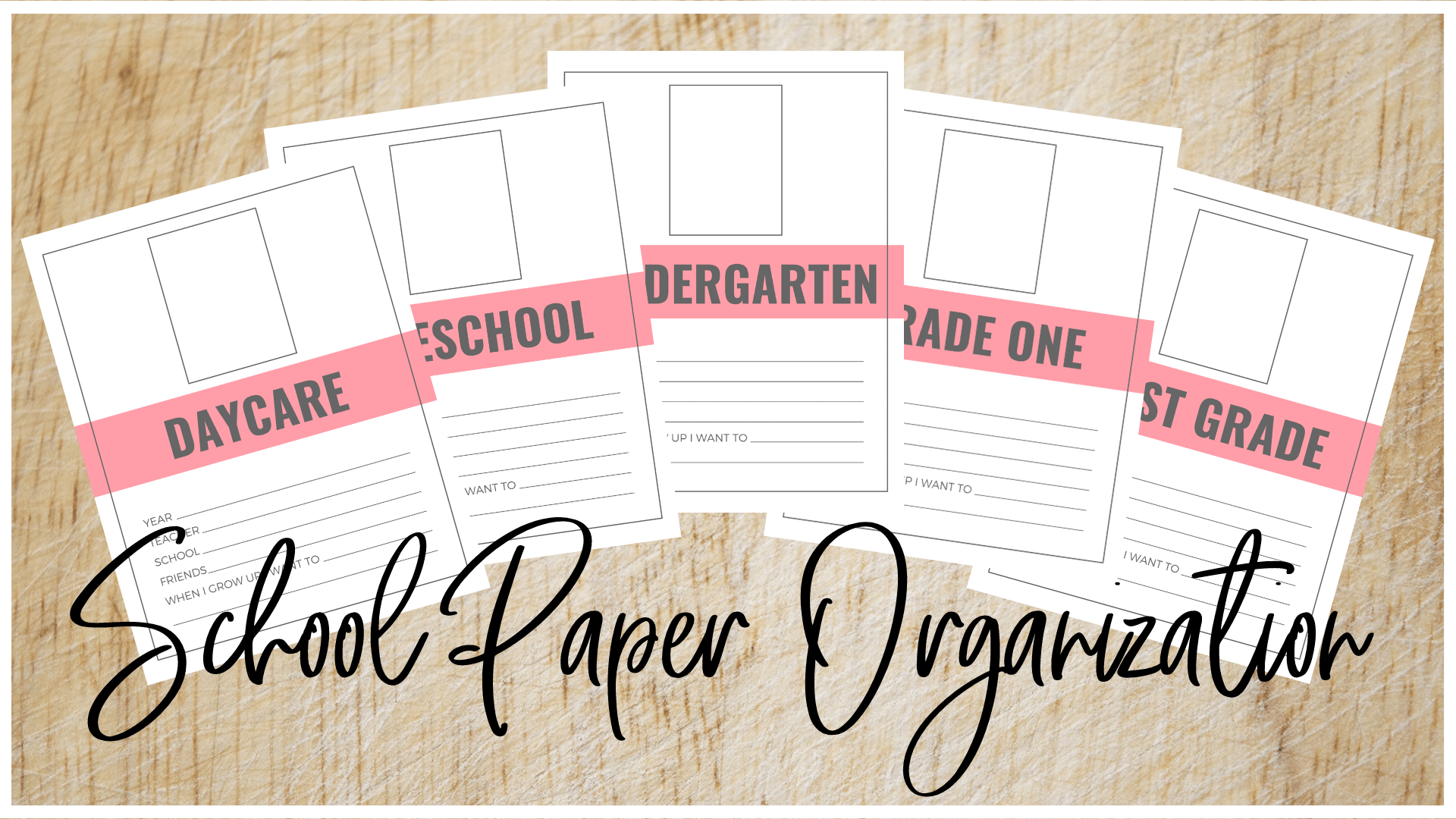 How To Organize Kids School Papers Chaos Quiet